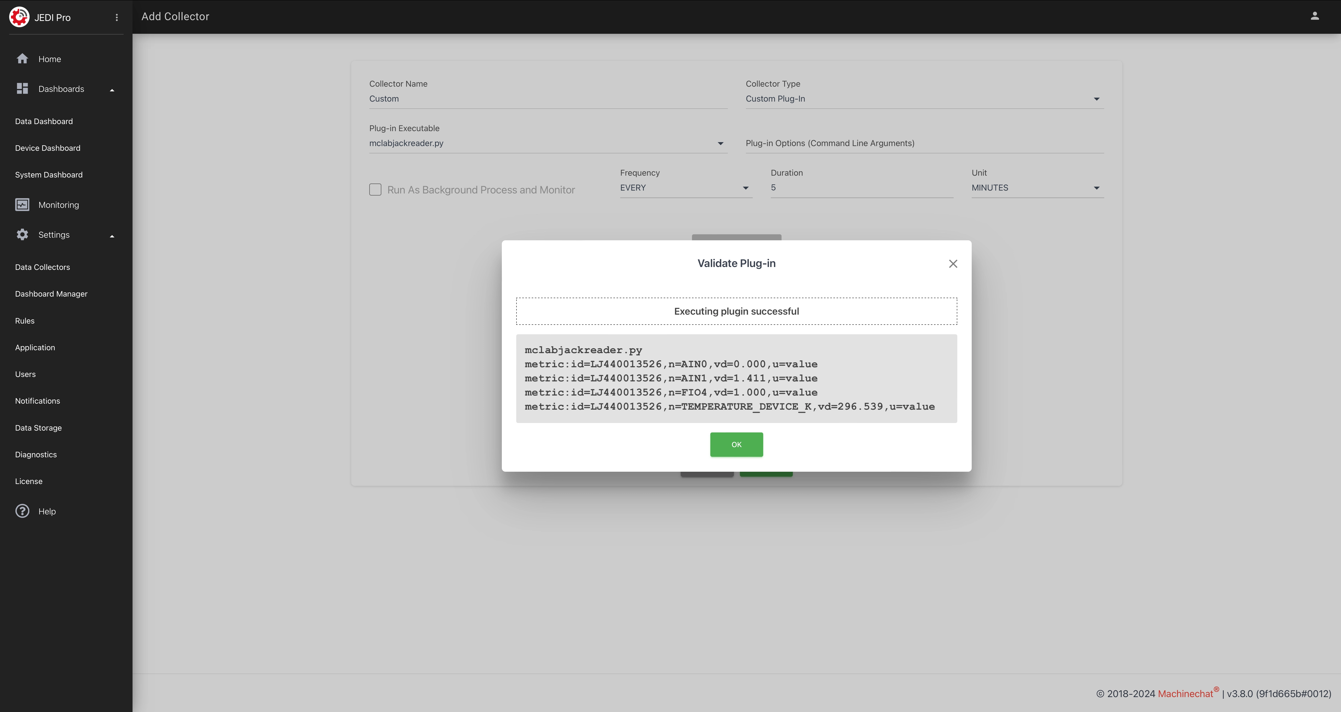 Custom Data Collector Documentation 9675