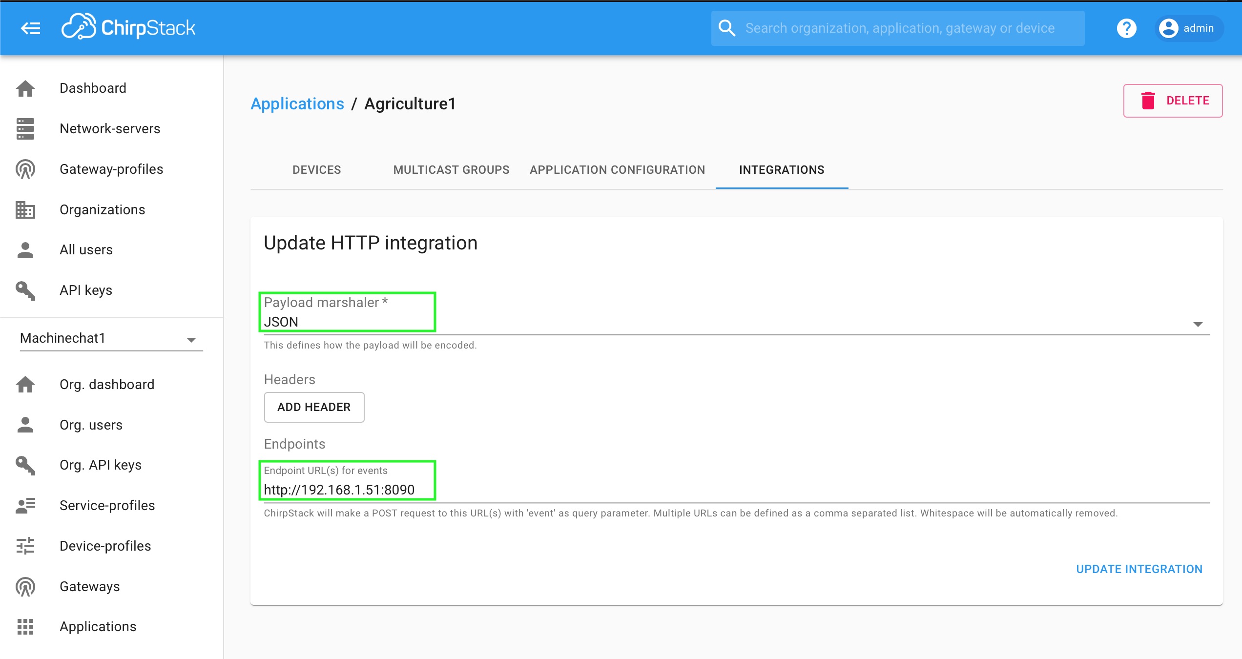 Create a Private LoRaWAN Sensor Network - Documentation